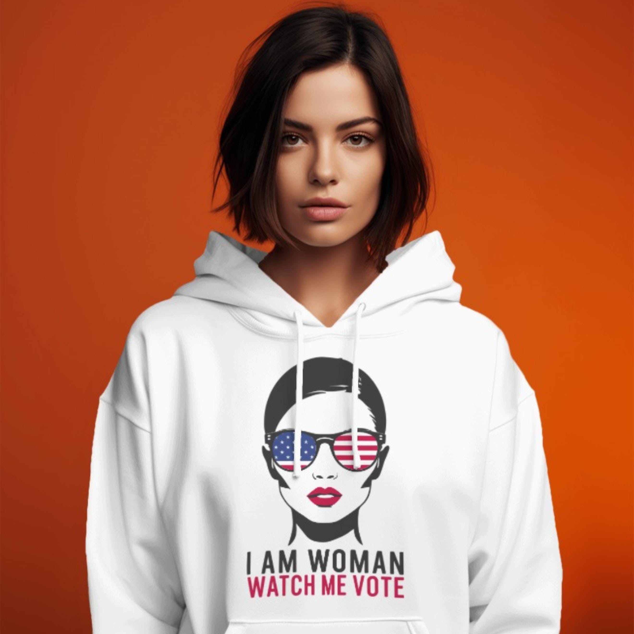 I Am Woman Watch Me Vote Svg Png, Distressed Vote Png, President ...