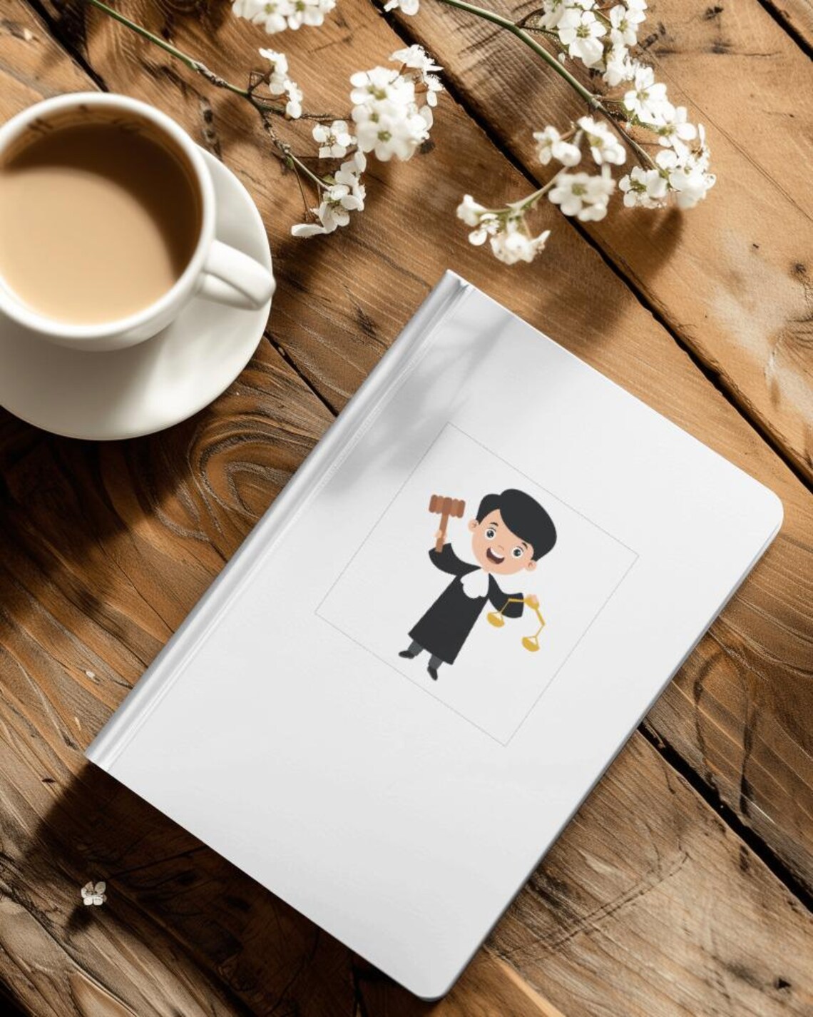 Cute Judge & Lawyer Clipart SVG and PNG Yasnaarts Design Law ...