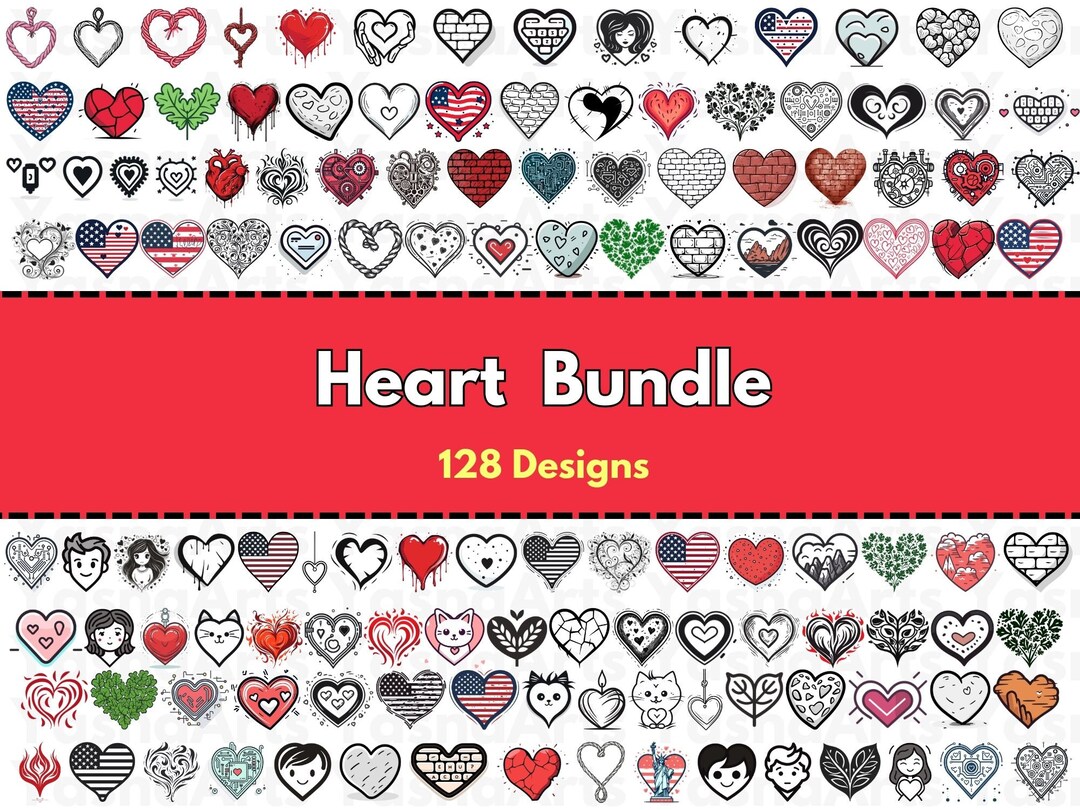 Love Svg Heart Svg Valentine Heart Svg USA Heart Svg - Etsy