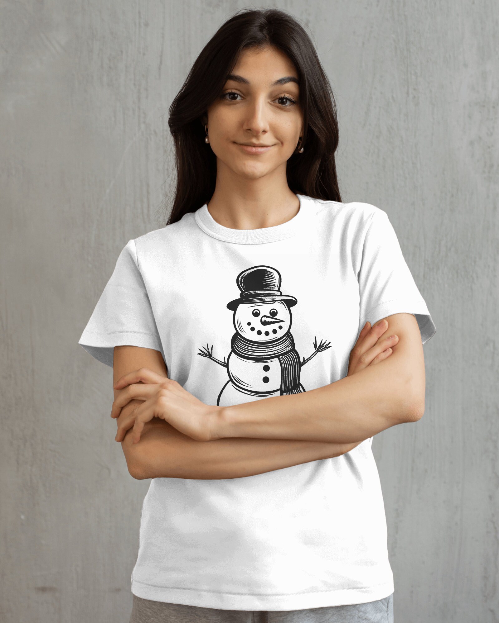 Snowman SVG Holiday Svg Christmas Sign Svg Christmas Shirt Svg Winter ...