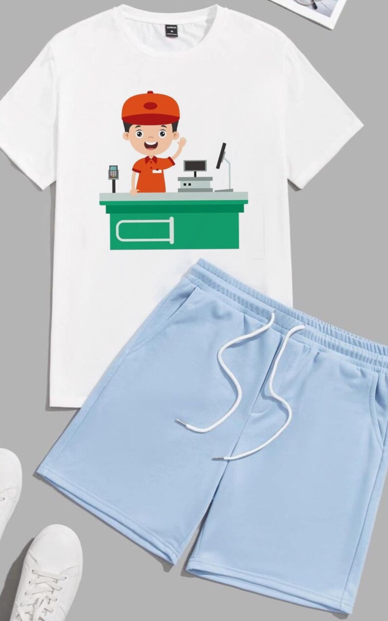 Cute Cashier Clipart 2D SVG & PNG Yasnaarts Design for Kids Creative ...