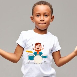 Cute Dynamic Drummer Clipart 2D SVG & PNG Yasnaarts Design for Kids ...