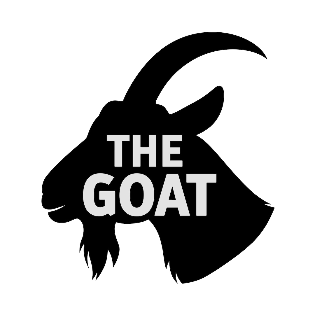GOAT Silhouette SVG: Greatest of All Time Clipart (digital Download) - Etsy