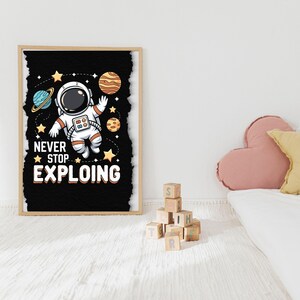 Astronaut Space Adventure SVG, Never Stop Exploring Design, Outer Space ...