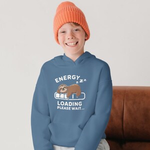 Energy Loading SVG Funny Sloth Design Relaxing & Sleepy Vibes SVG Lazy ...