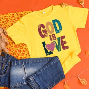 God is Love Christian Quote SVG, Faith-based Typography Art ...