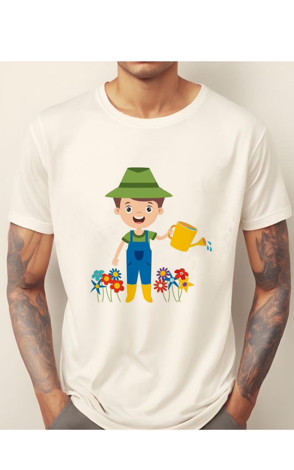 Cute Gardener Clipart SVG and PNG, Adorable Yasnaarts Design, Cute ...