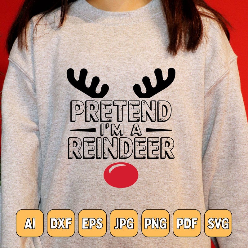Reindeer Svg - Etsy