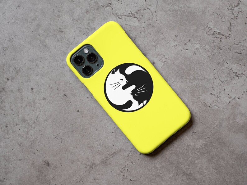 Yin Yang Cats SVG, Yin Yang Animal SVG, Kitten SVG, Chinese Cat Design ...