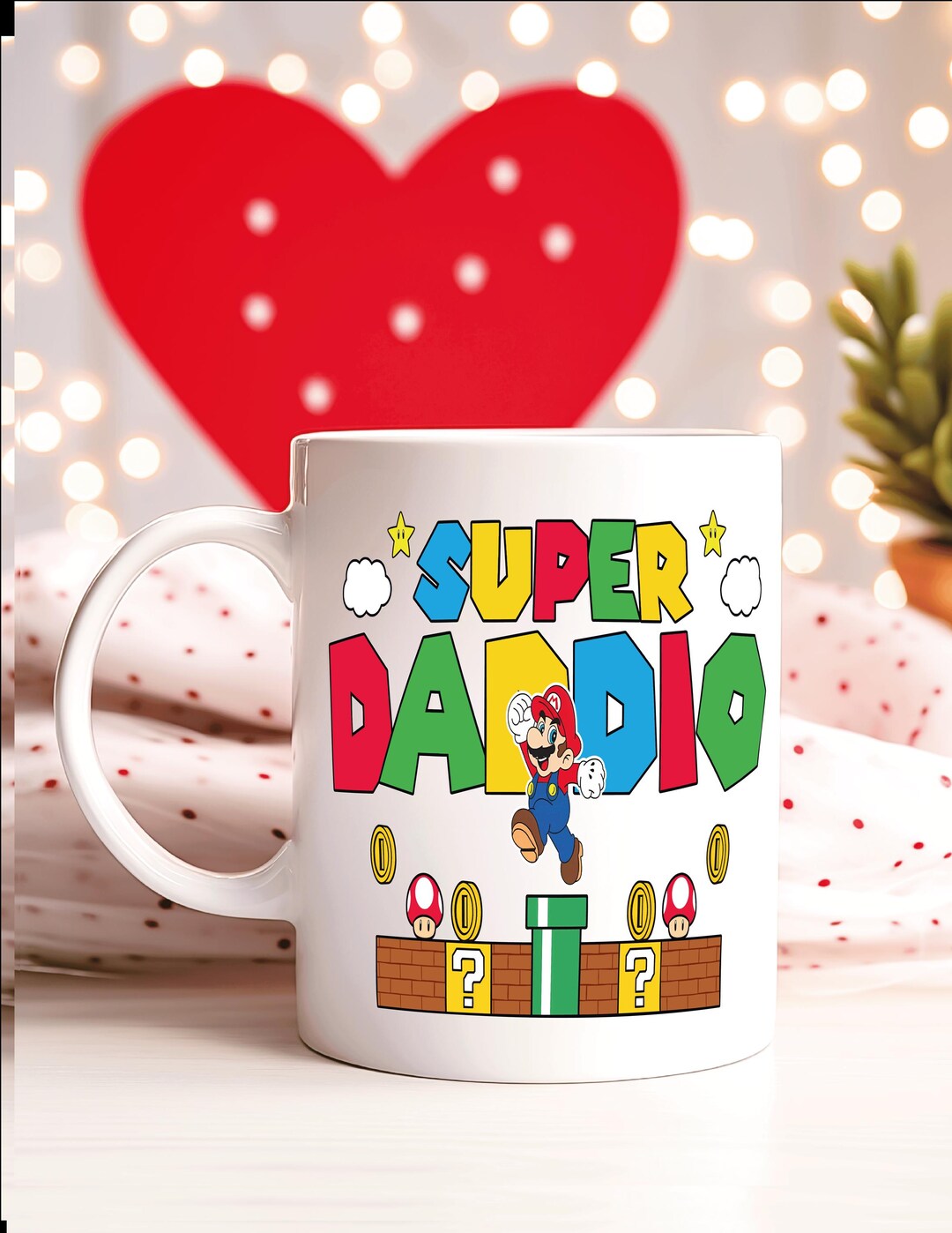 Super Daddio Tumbler: Custom Super Mario Gift - Etsy