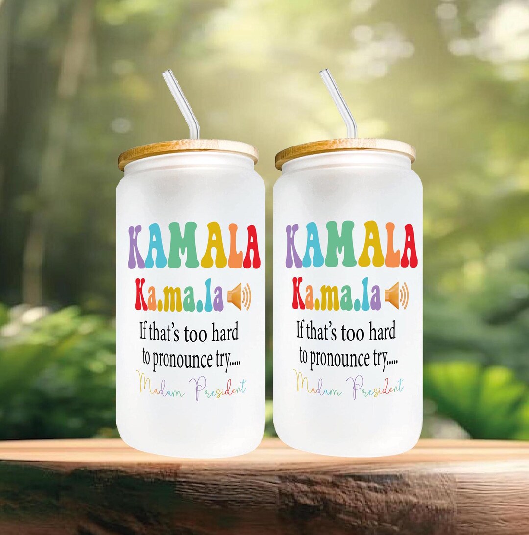 Madam President Cup, Kamala Harris Cup, Democrat Ice Cup, Election 2024 ...