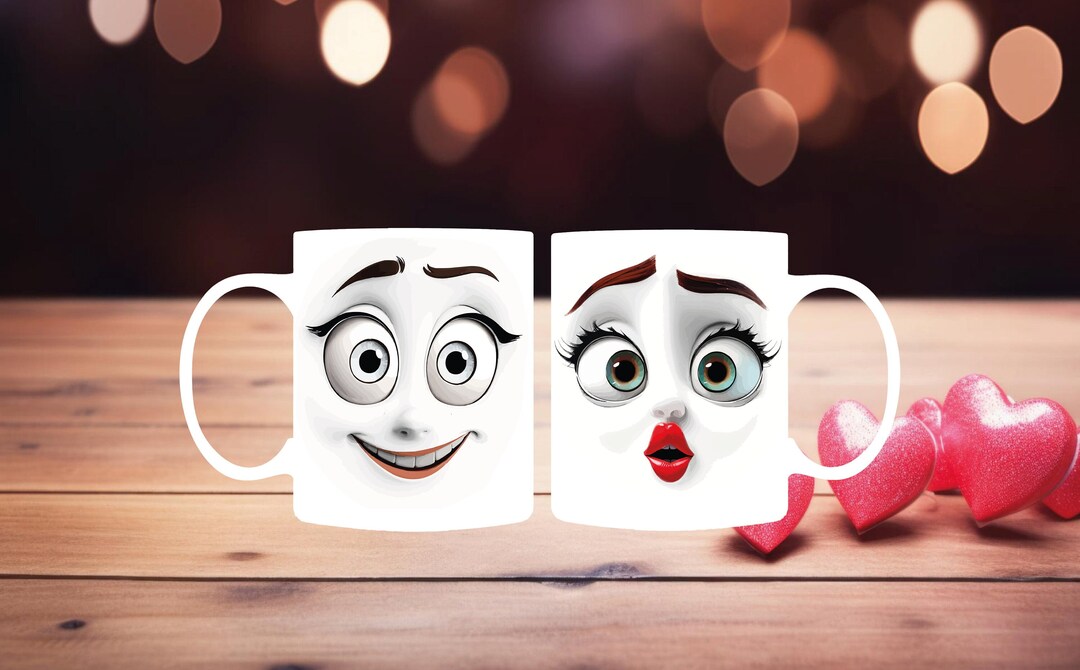 3D Funny Face Mug, Laugh-filled 3D Face Mug, 3D Mug With Funny Face, 3D ...