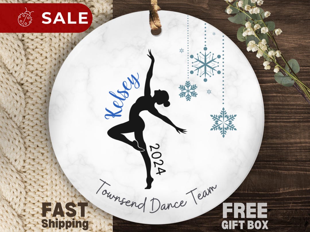 Custom Dance Christmas Ornament Personalized Name Year School Dance ...