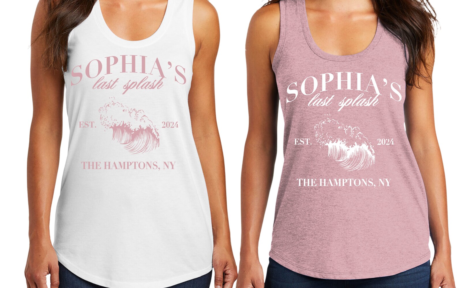 Last Splash Tanks, Bride's Last Splash, Custom Bachelorette Tanks ...