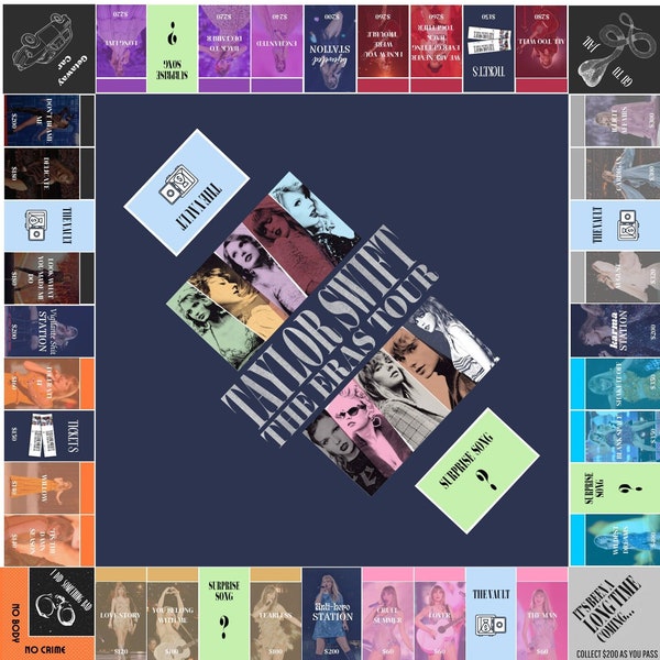 Taylor Swify Monopoly - Etsy