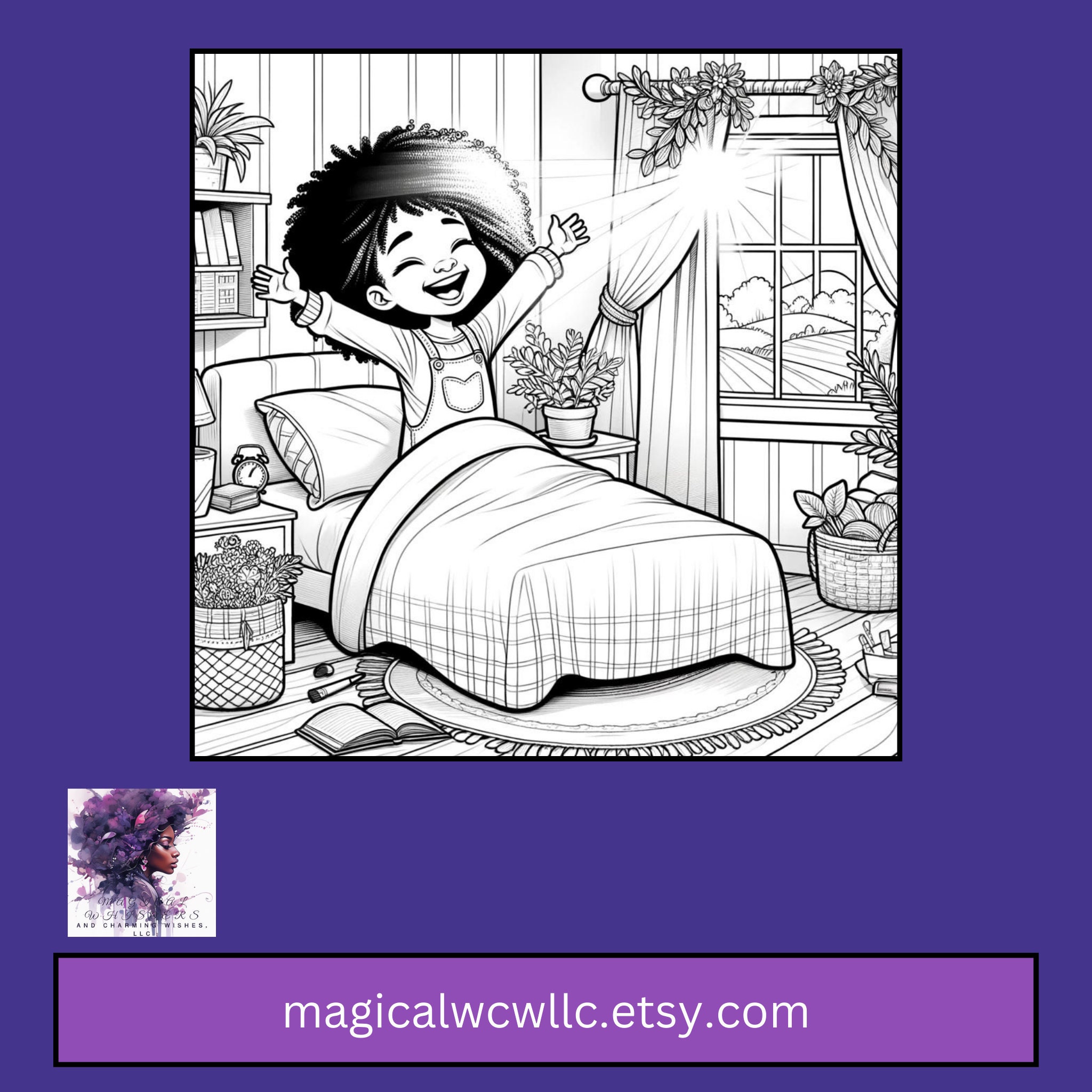 Black Kids Coloring Book | Digital Download | Inclusive & Diverse ...