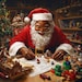 Black Santa | Hi-res PNG | Black Digital Art | African American Santa ...