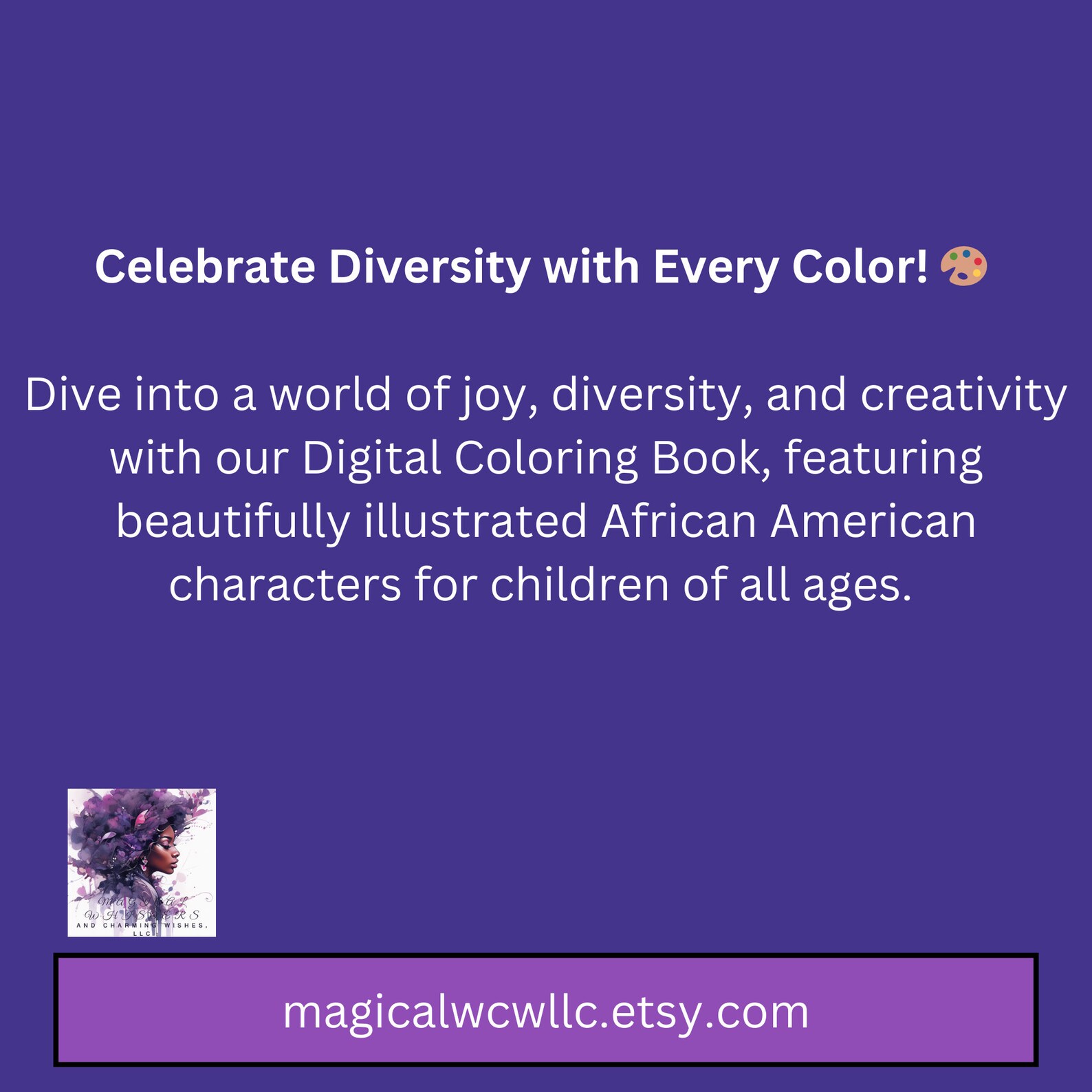 Black Kids Coloring Book | Digital Download | Inclusive & Diverse ...
