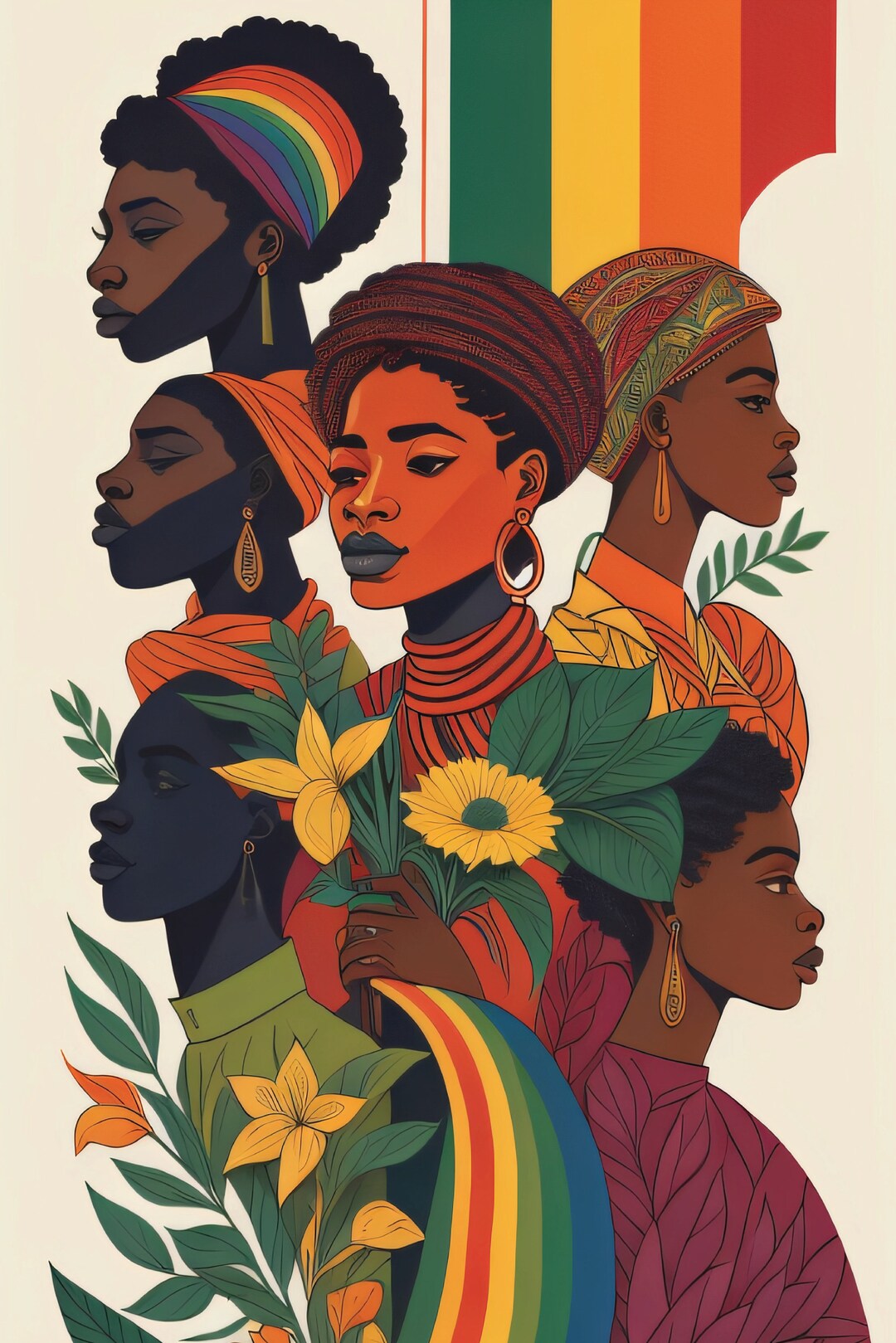 Afro Unity in Diversity: Intersectional Activism lgbtq Art, Lgbtq Decor ...