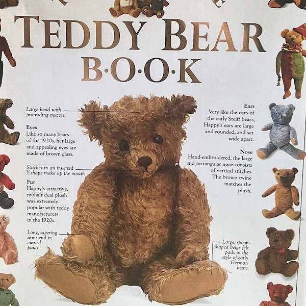 Teddy Bear Book - Etsy