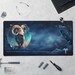 Personalized Binary Technology Desk Mat, Futuristic Digital Code Mouse ...