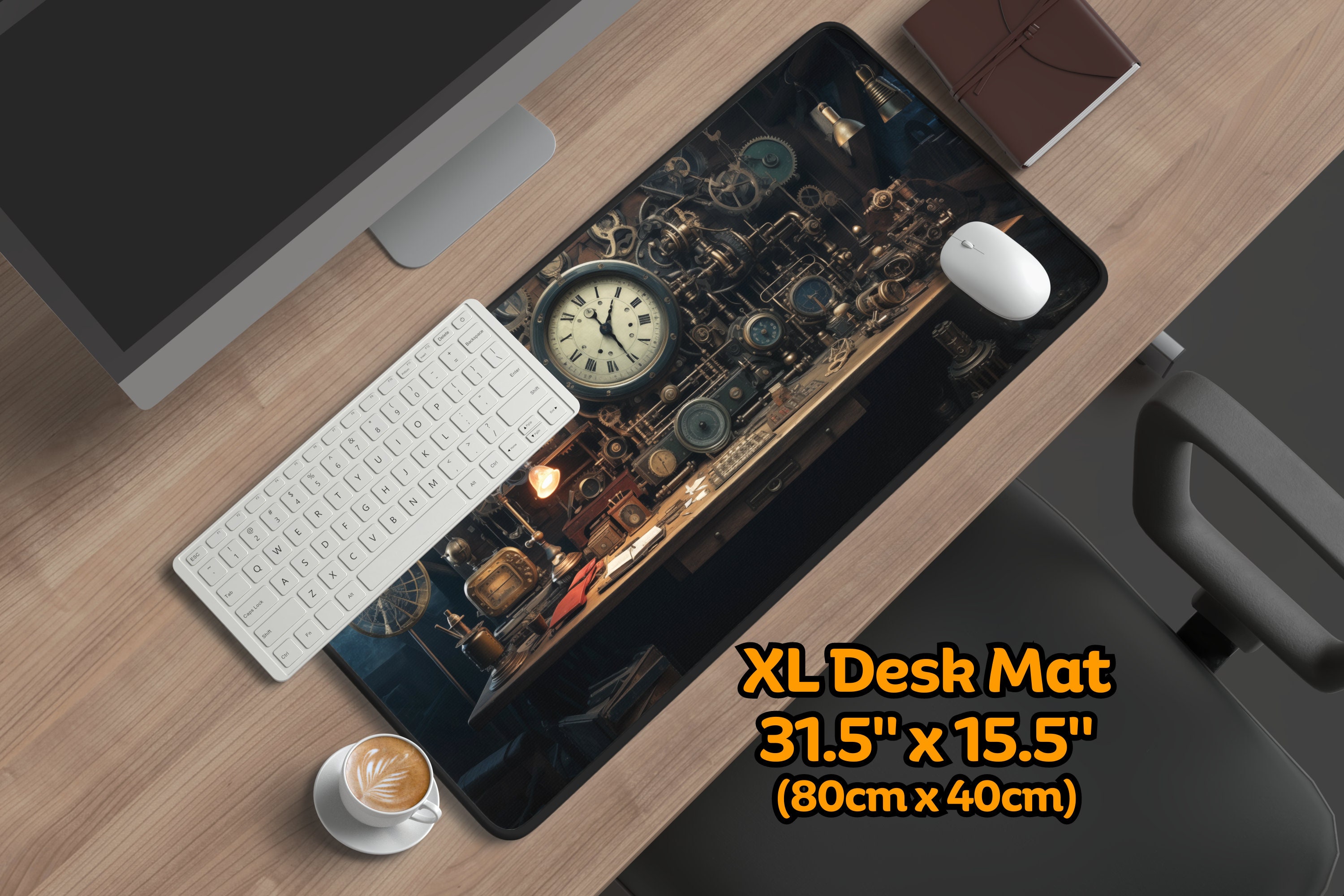 10 Steampunk Tinkerers Workbench Scenes Desk Mat 31.5x 15.5 for Your ...