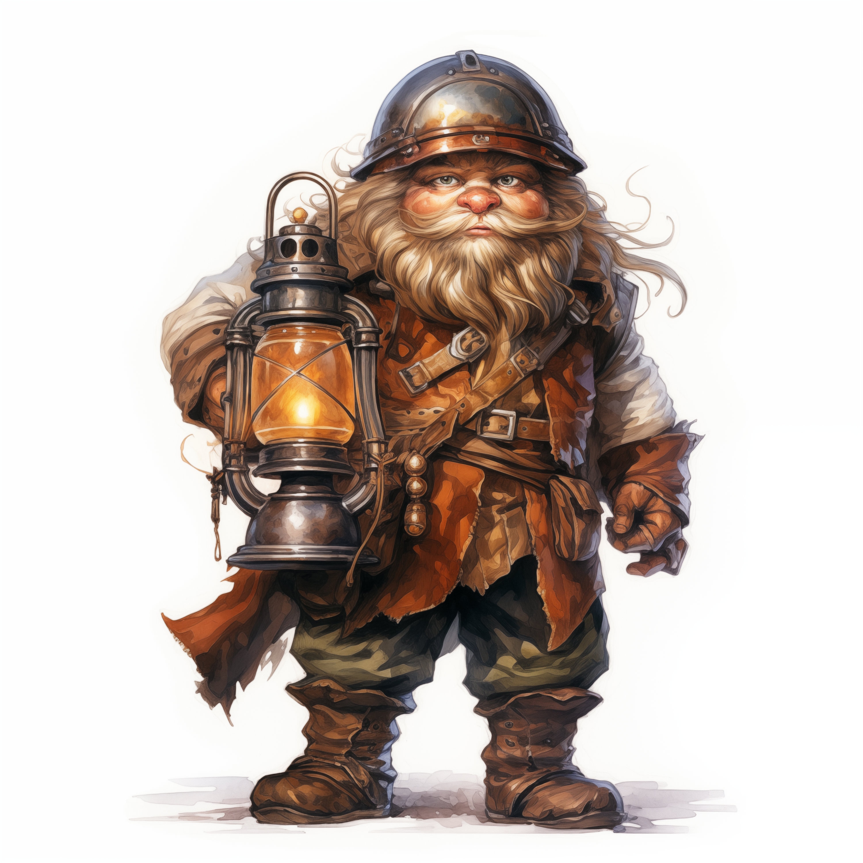 Steampunk Clip Art Working Dwarf 12 Printable Pngs Regular and ...
