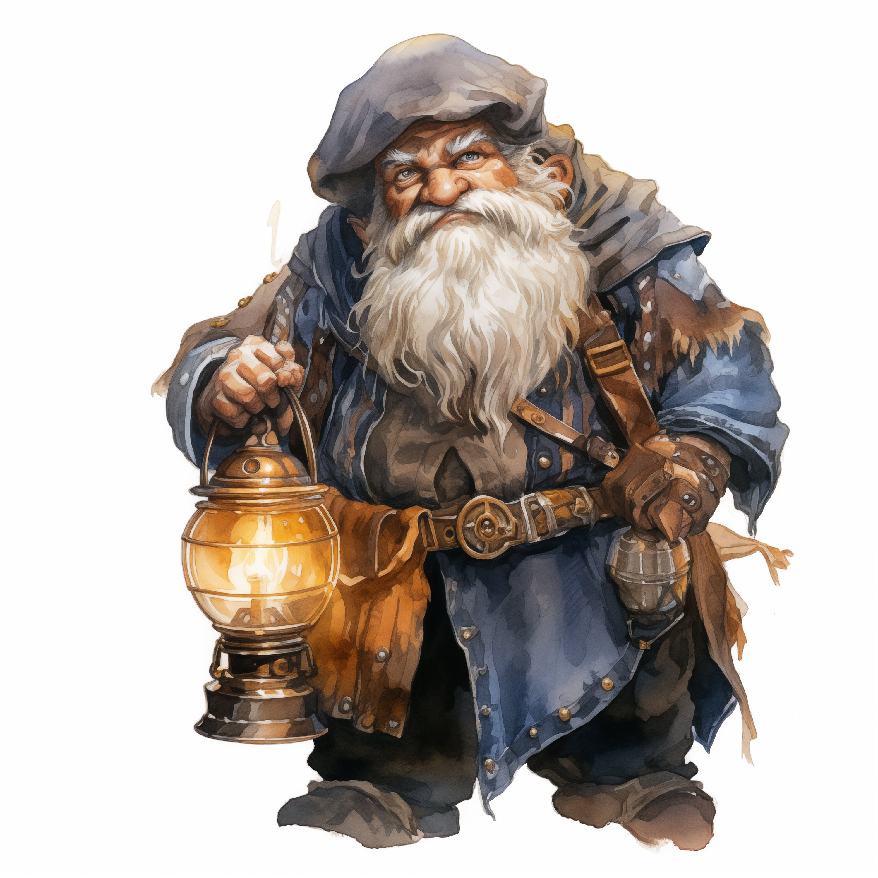 Steampunk Clip Art Working Dwarf 12 Printable Pngs Regular and ...