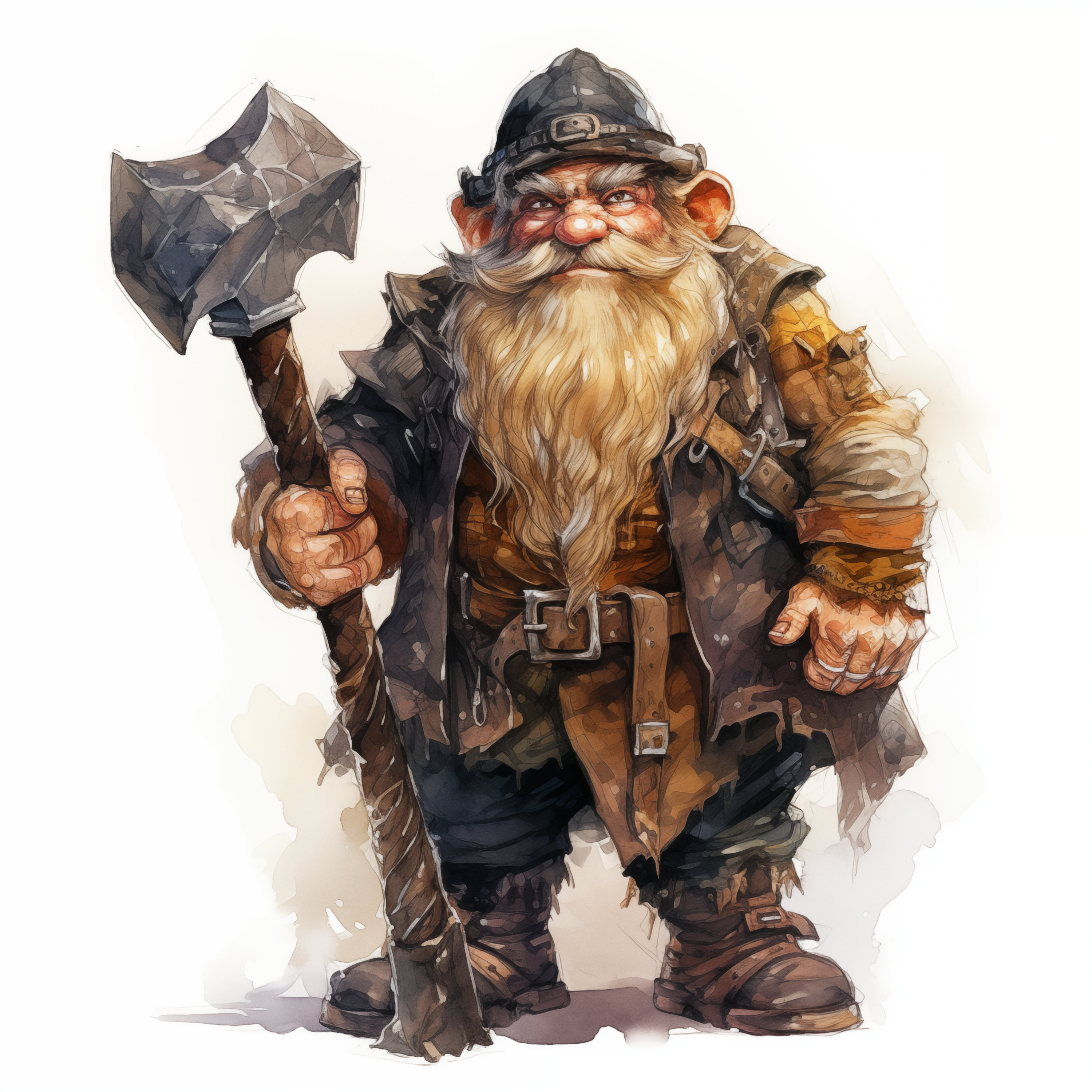 Steampunk Clip Art Working Dwarf 12 Printable Pngs Regular and ...