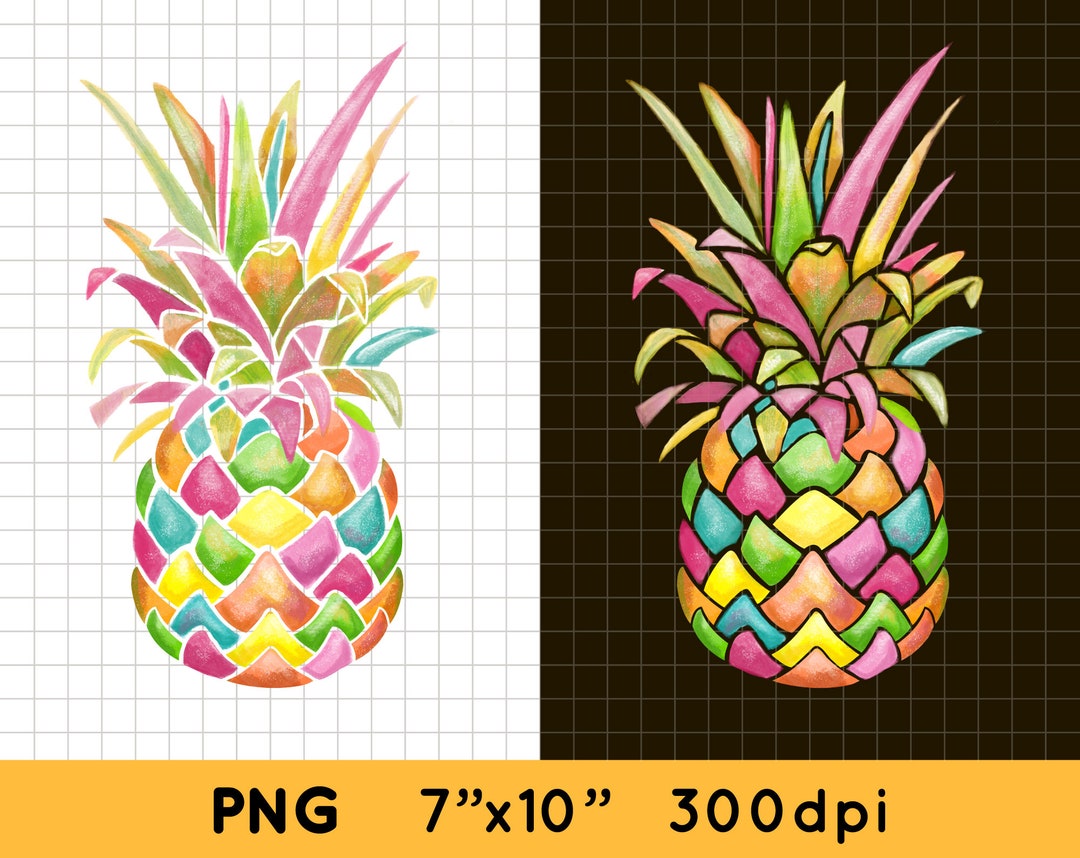 Pineapple PNG. Watercolour Pineapple Clip Art. Instant Download Digital ...