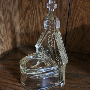 Pretty Glass Church Candle Holder - Etsy