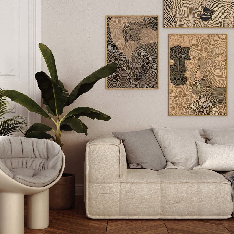 Japandi Wall Art Terracotta Wall Art Wabi Sabi Zen Wall - Etsy