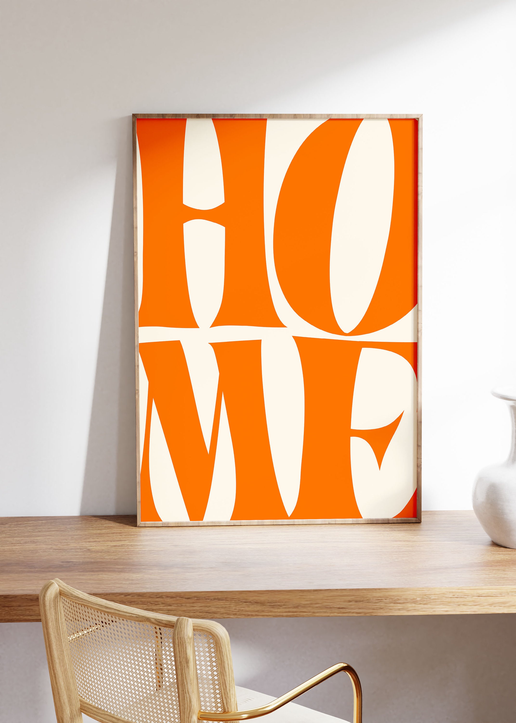 HOME Poster, Typography Print, Y2K Preppy Dorm Decor, 70s Vintage Home ...
