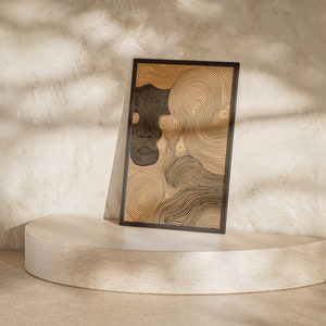 Japandi Wall Art Terracotta Wall Art Wabi Sabi Zen Wall - Etsy