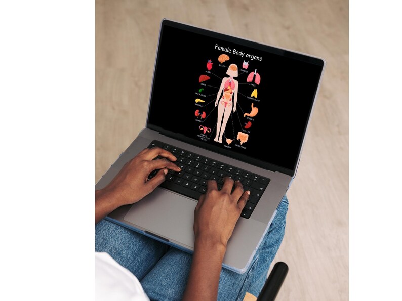 Human Body Organs. Biology Posters, Educational Science Wall Art ...