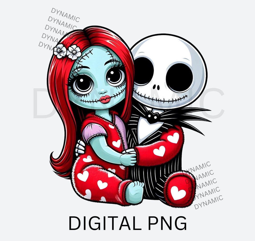 Jack and Sally Baby PNG - Etsy Canada