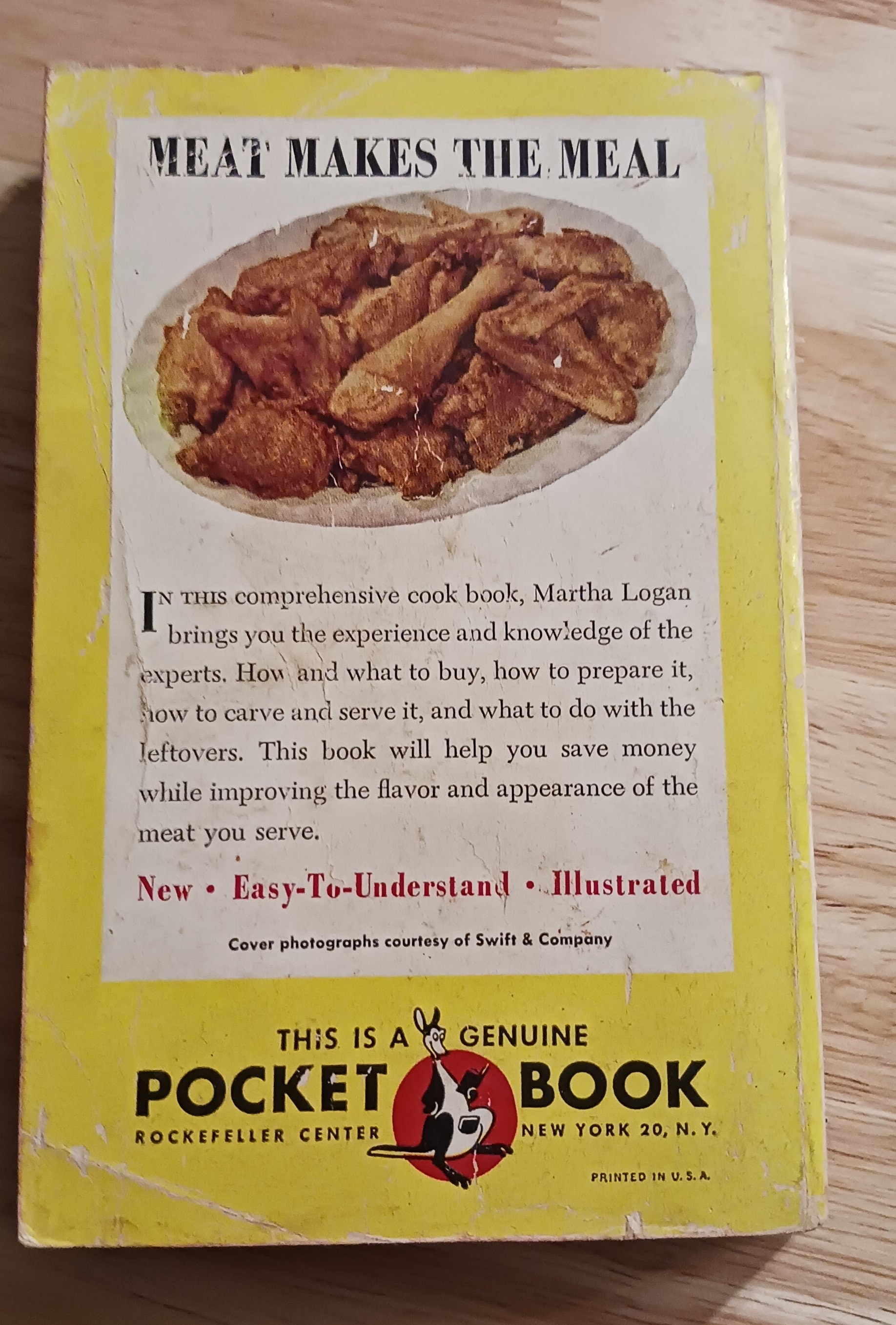 COOKBOOK Vintage 1952 Martha Logan's Meat Cook Book - Etsy