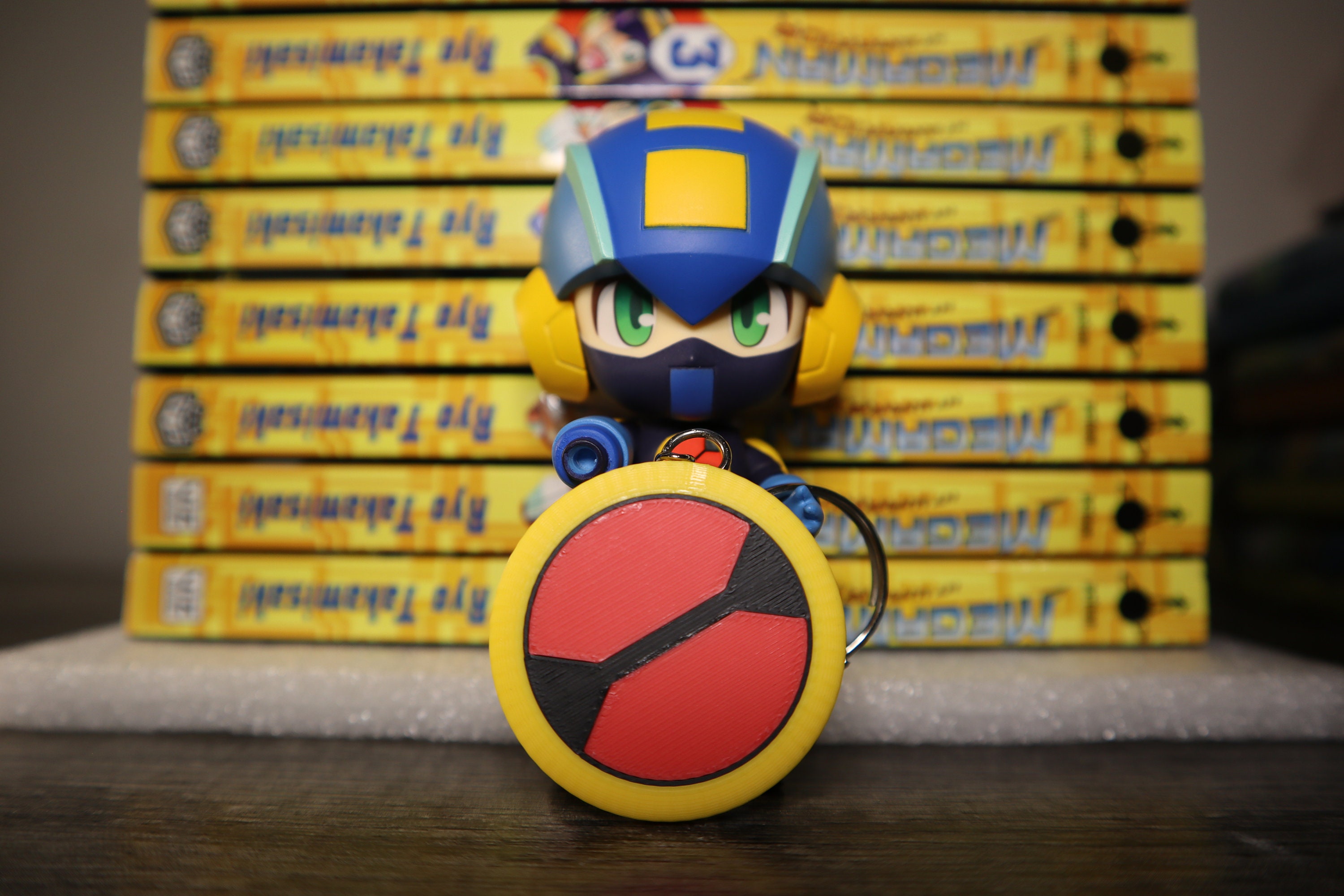Megaman Navi Emblem Keychain | Megaman Battle Network Keychain | 3D ...