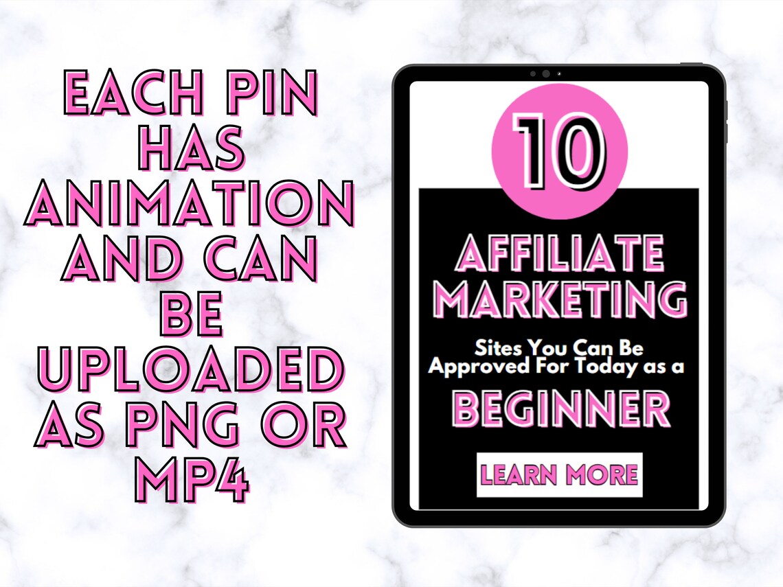 45 Animated Pinterest Templates for Canva Pink Pinterest Pin Templates ...