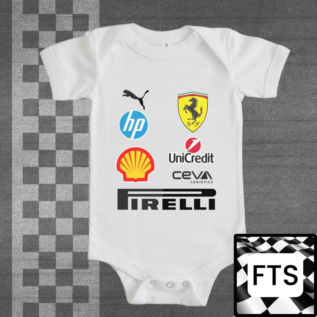 Ferrari F1 Baby Onesie: Formula One Fan Gift - Etsy UK