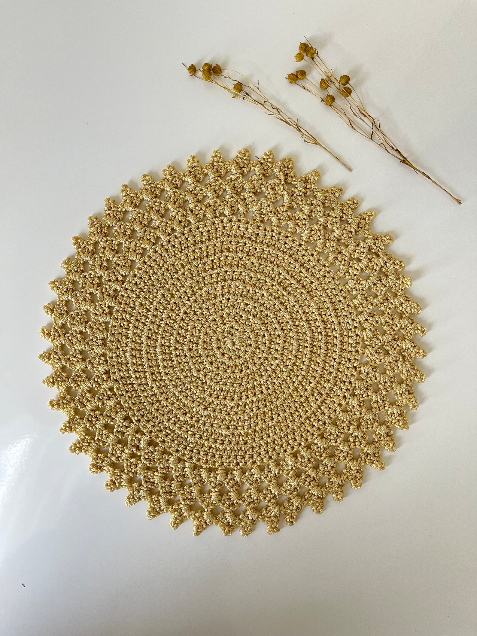 7 Pieces Supla Set, Handmade American Service, Runner, Dining Under ...