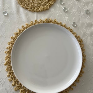 7 Pieces Supla Set, Handmade American Service, Runner, Dining Under ...