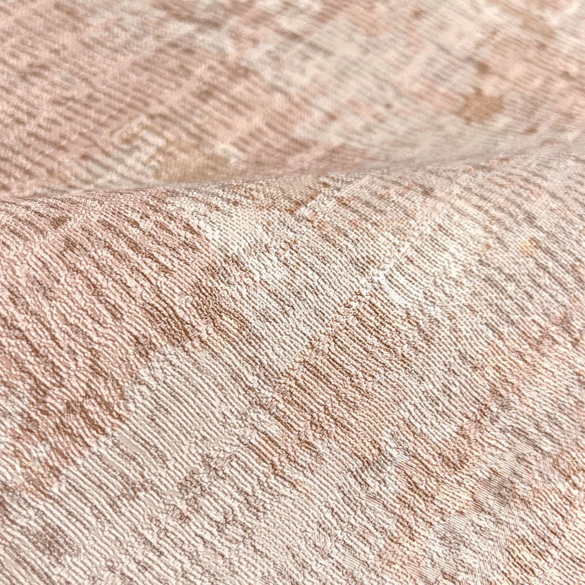 Pink Distressed Rustic Boho Wallpaper 3D Vinyl Wallcovering Perfect for ...