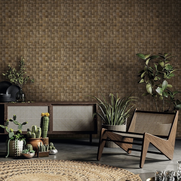 Wicker Wallpaper - Etsy