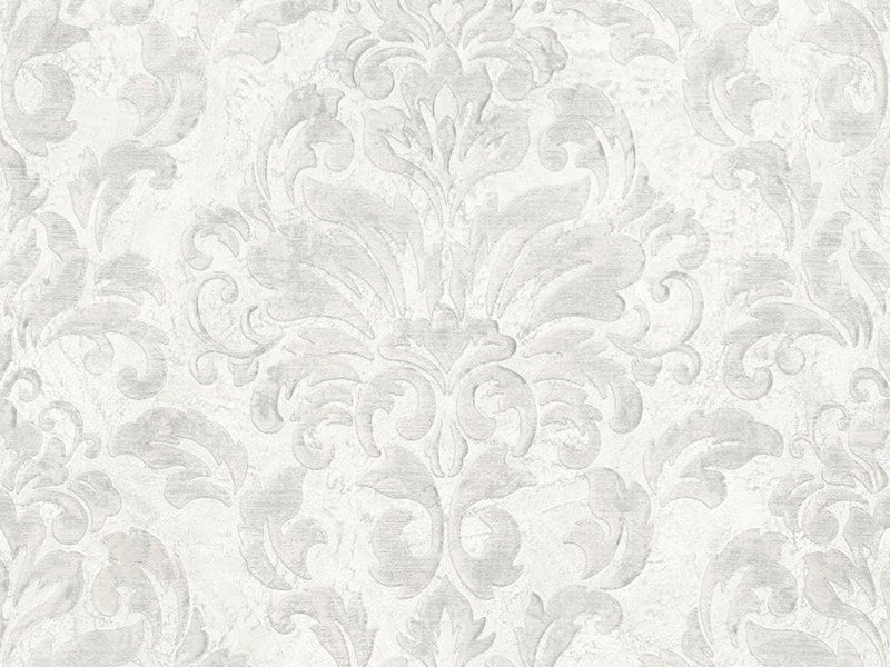 Embossed Damask Textured Wallpaper Rustic 3D White - Etsy