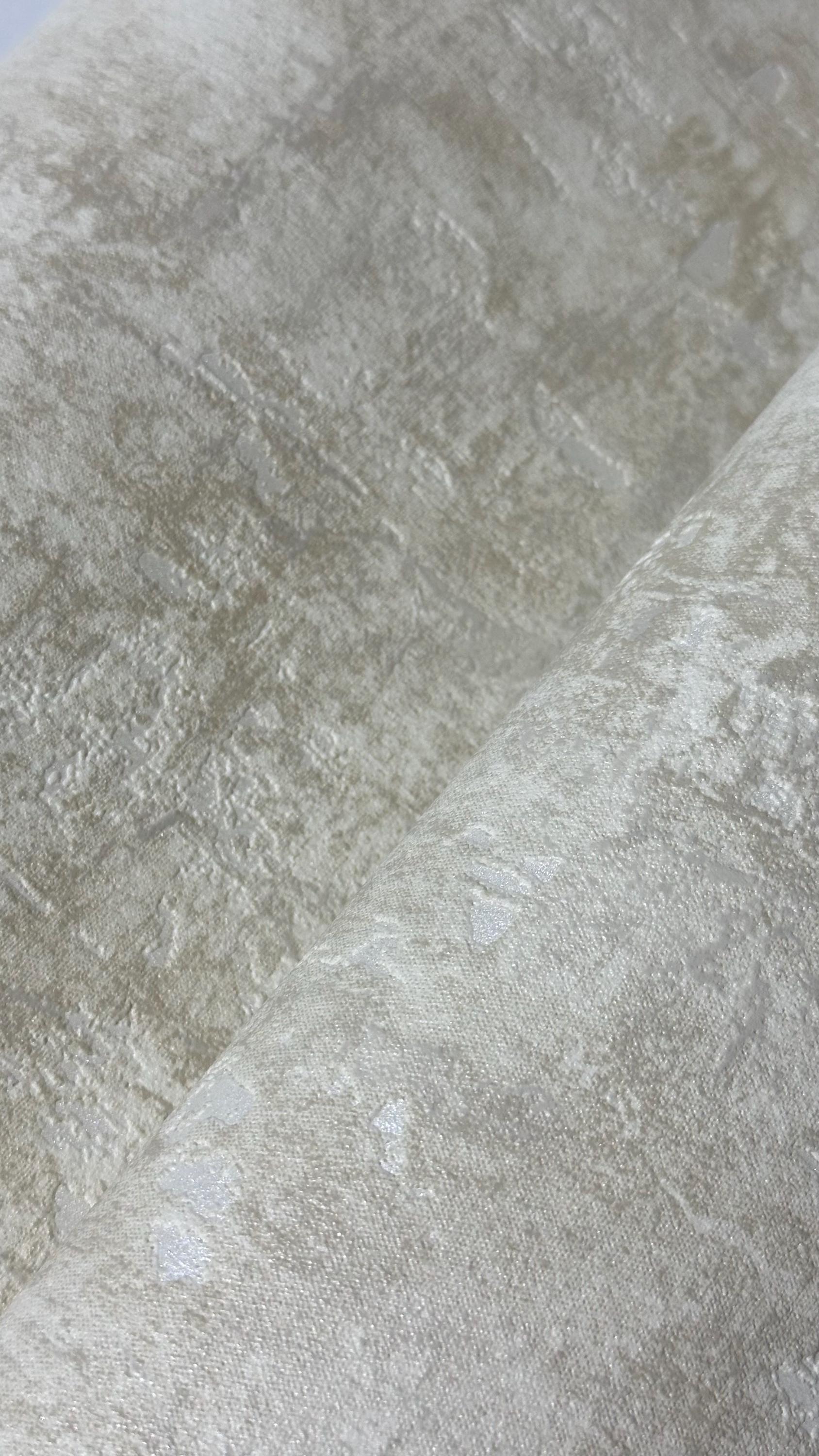 Neutral Ivory Textured Wallpaper With Subtle Plaster Effect, Modern ...