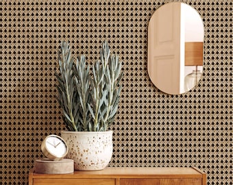 Papier peint en rotin naturel de qualité supérieure, effet toile de ...