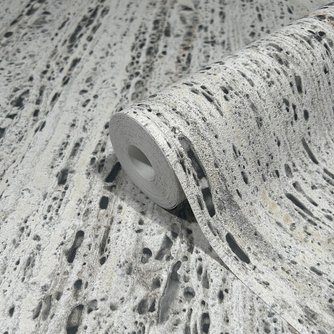 Faux Coral Stone Surface Wallpaper Oolite Pebble Effect 3D Textured ...