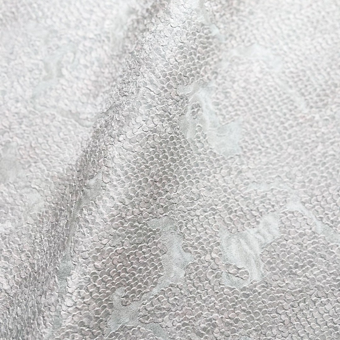 3D Embossed Scale Pattern Wallpaper Ivory - Etsy