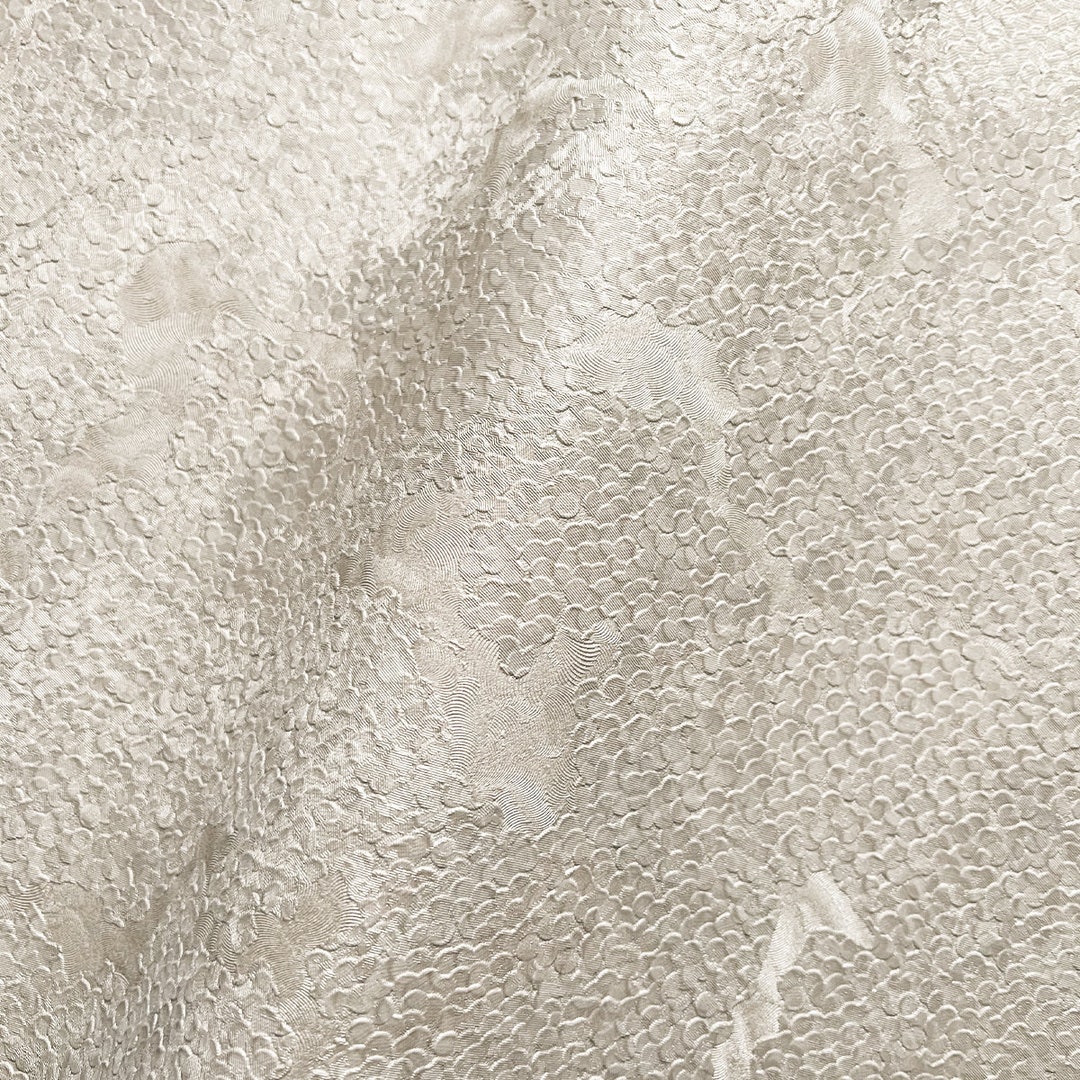 Metallic Beige Embossed Scales Wallpaper 3D Textured Wallpaper Perfect ...